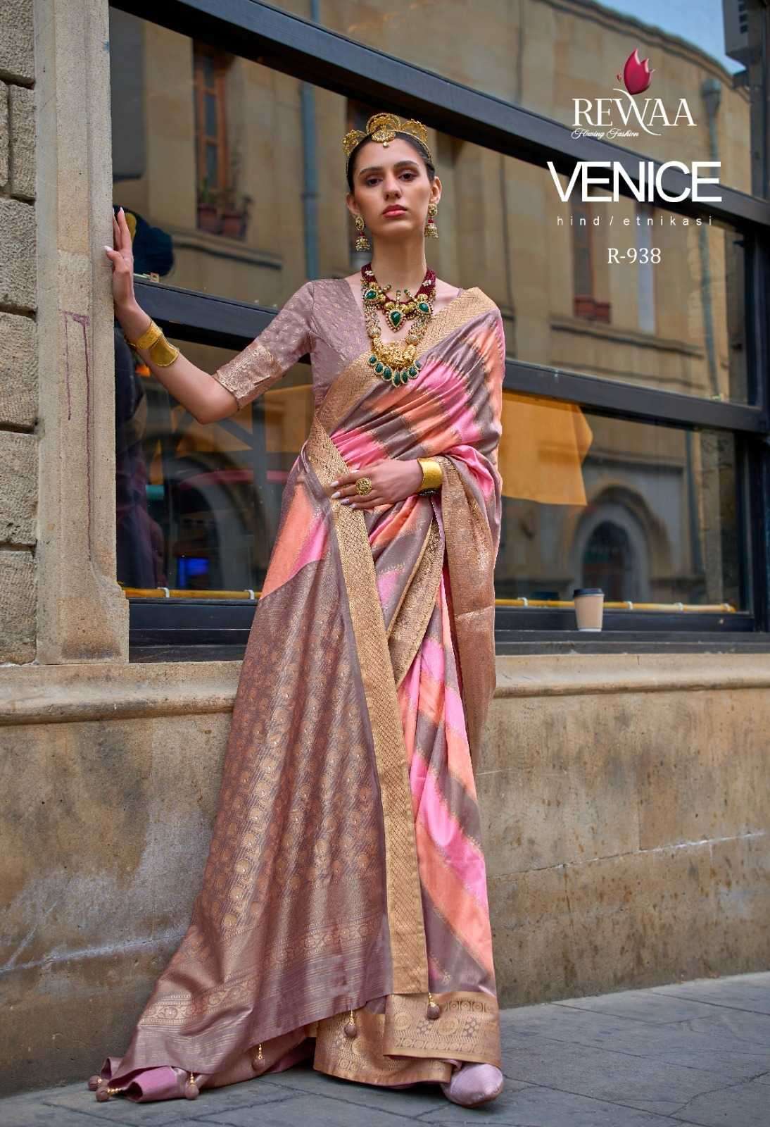Rewaa fashion Venice Silk with Party wear look Fancy saree collection ...