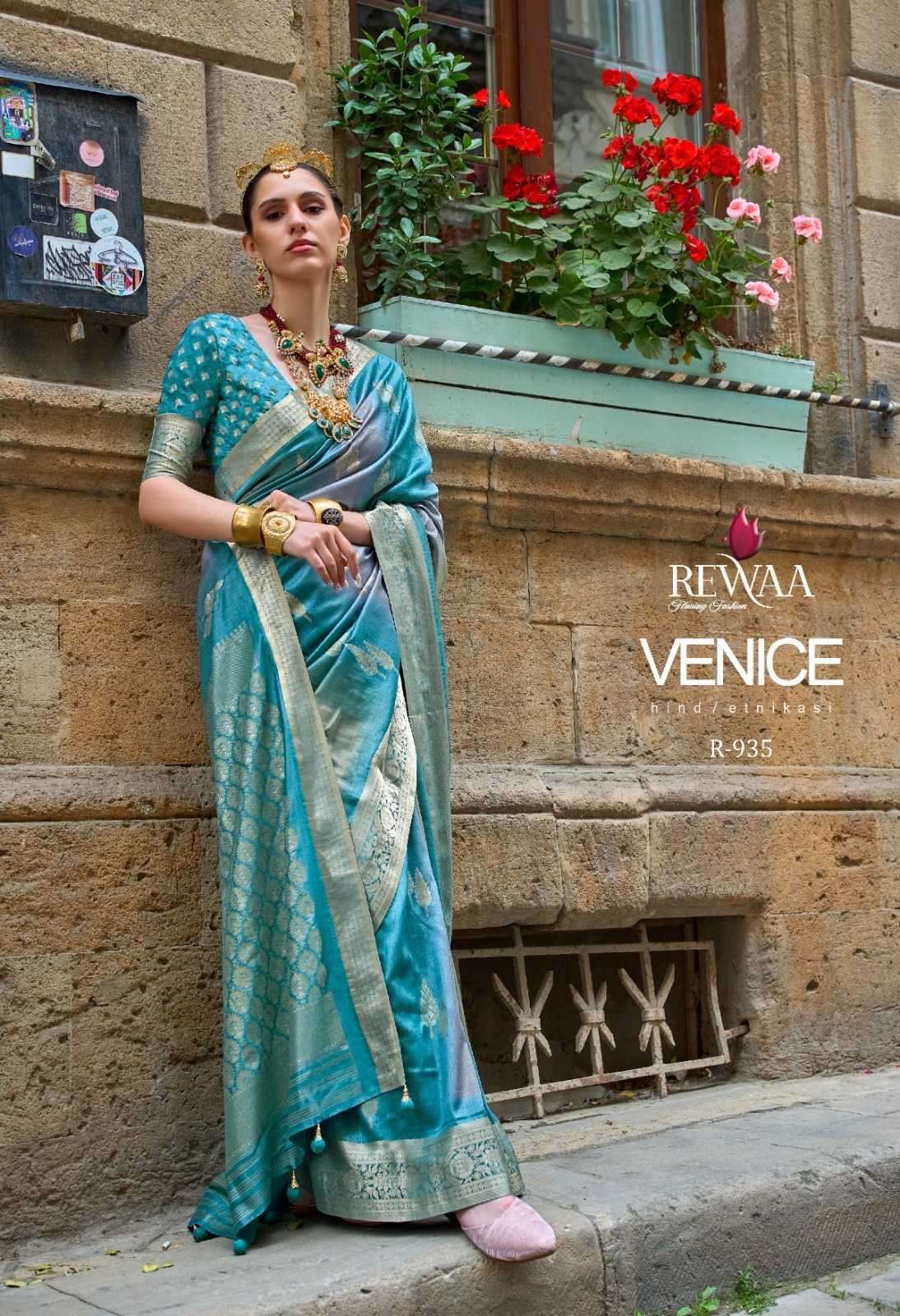 Rewaa fashion Venice Silk with Party wear look Fancy saree collection ...