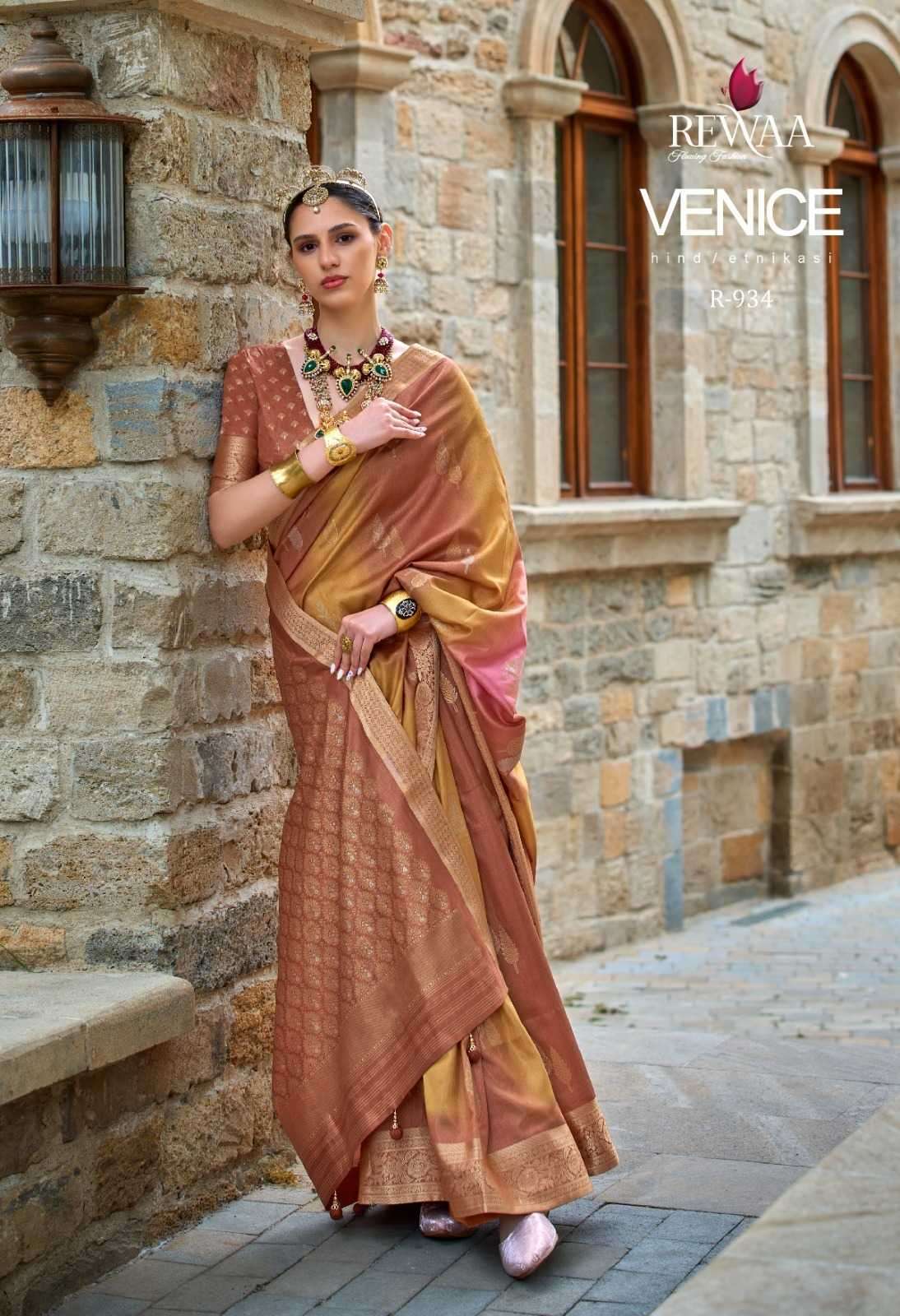 Rewaa fashion Venice Silk with Party wear look Fancy saree collection ...