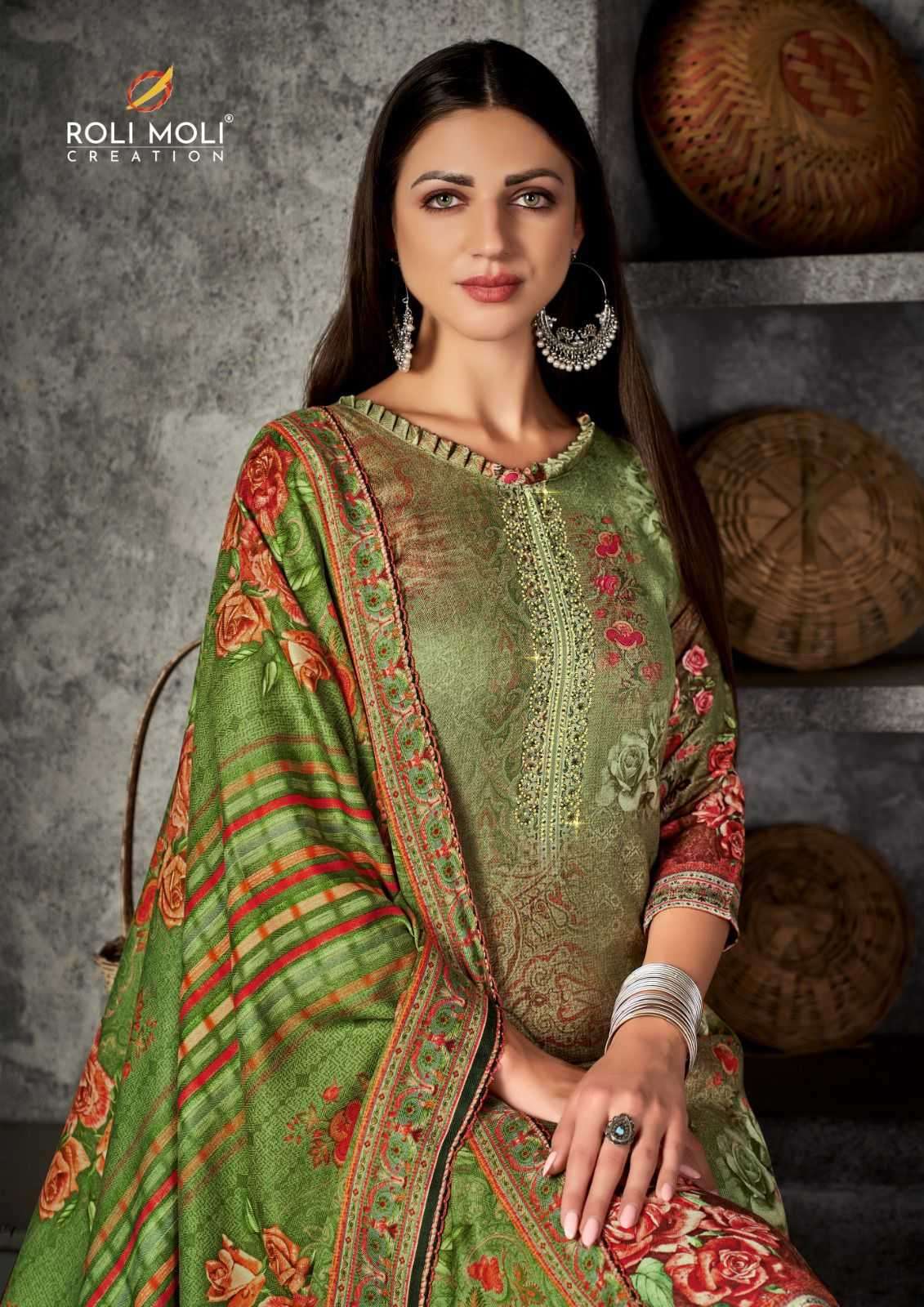 Roli Moli Marina Pashmina With digital printed WInter SPecial Suits ...