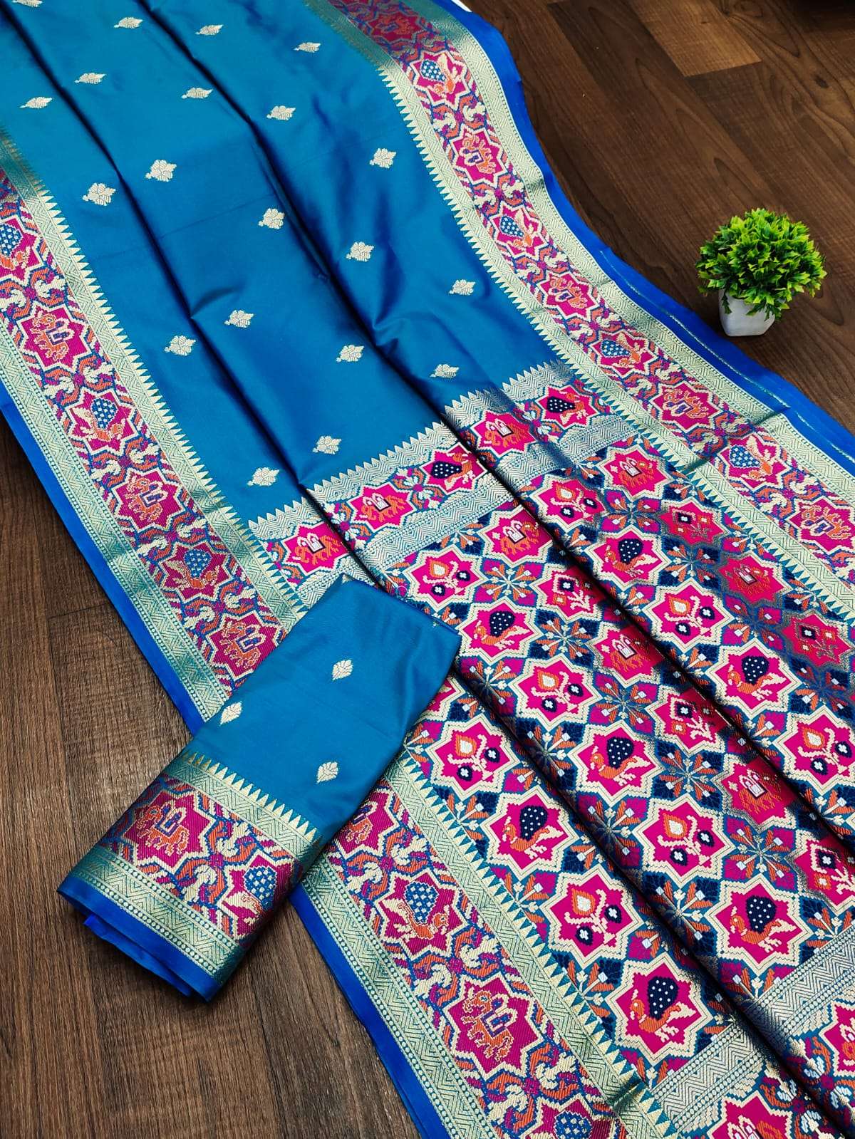 Traditional Paithani Design Soft SIlk With Function Special saree ...