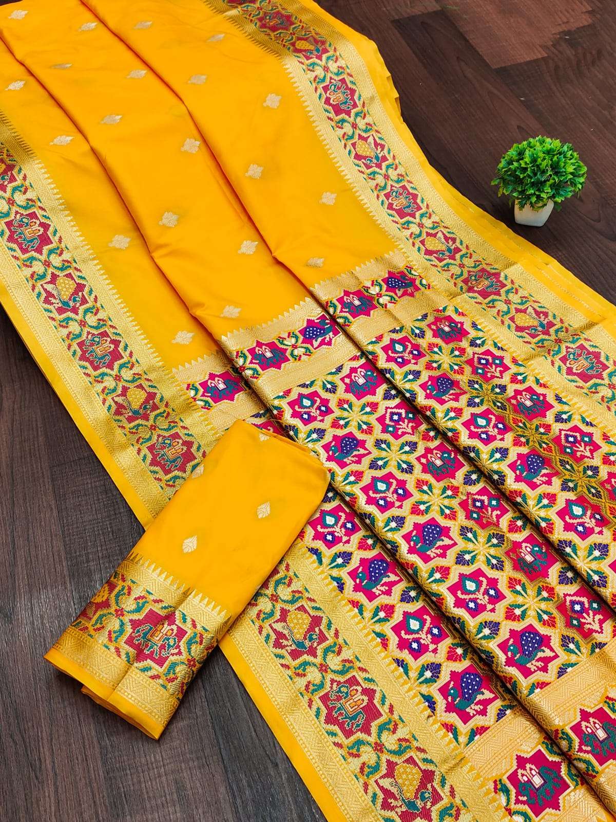 Traditional Paithani Design Soft SIlk With Function Special saree ...