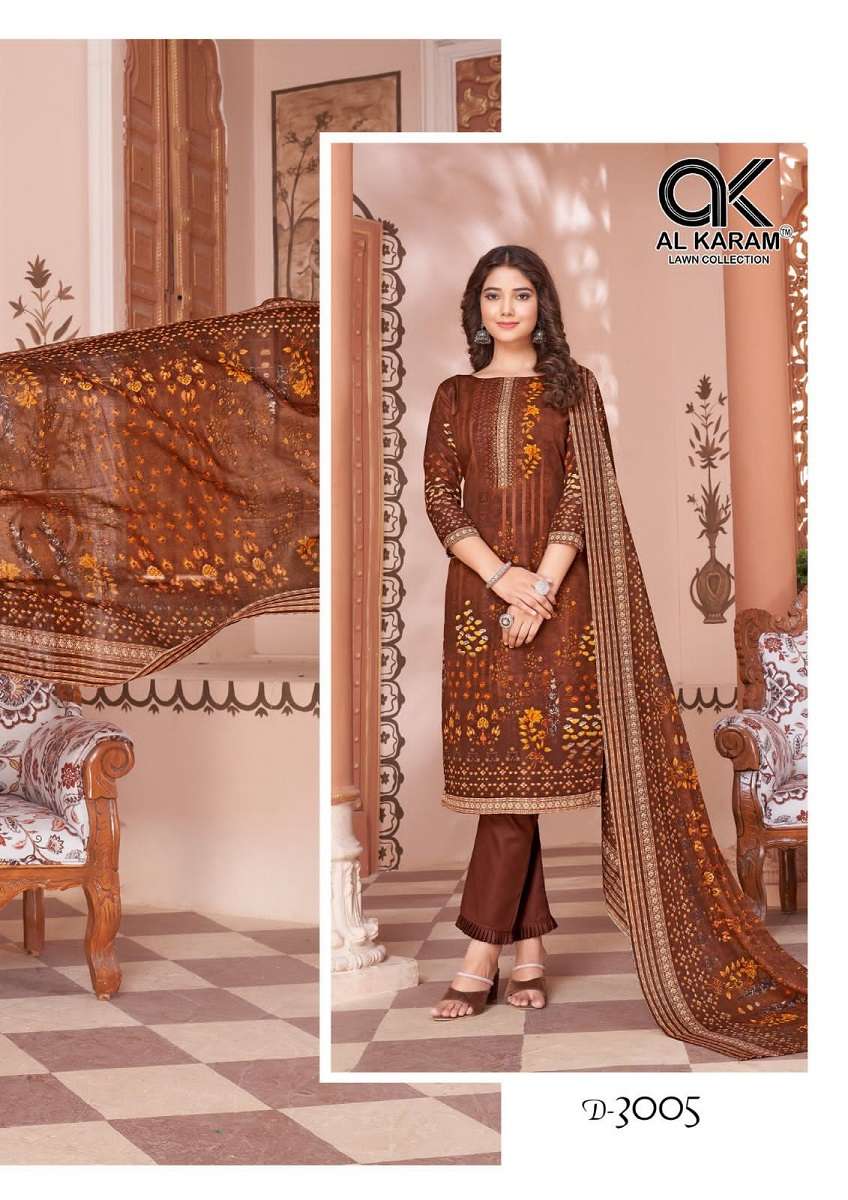 AL KARAM JASMINE VOl 3 Cotton With Digital Printed Readymade suits ...