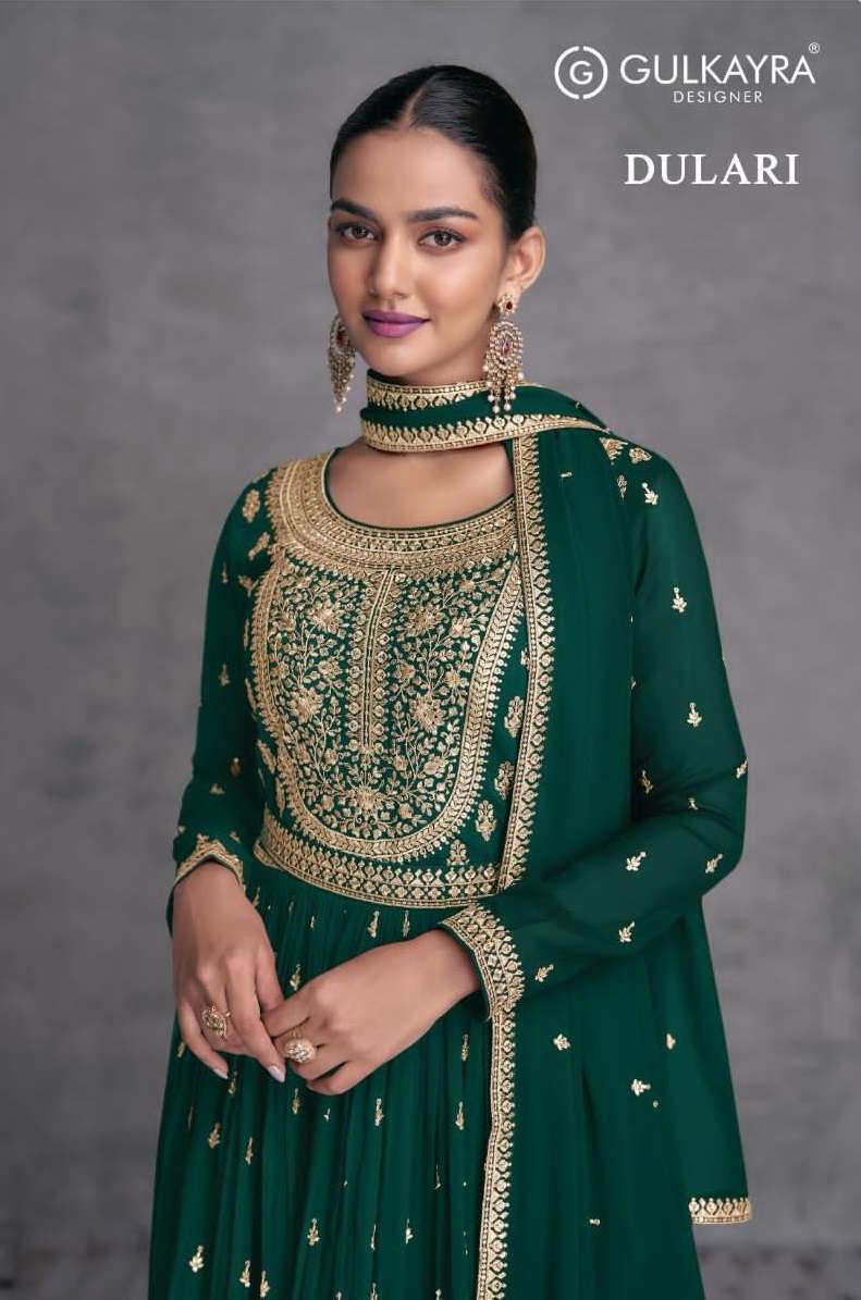 Aashirwad Creation Gulkayra Dulhari 7409 Colour Series Georgette With ...