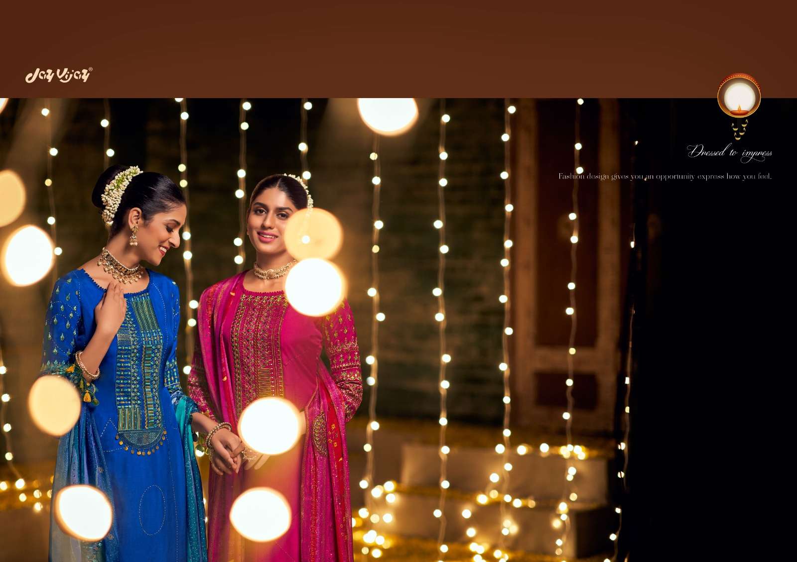 Jay Vijay Shravya Silk with Handwork Designer Traditional look salwar ...