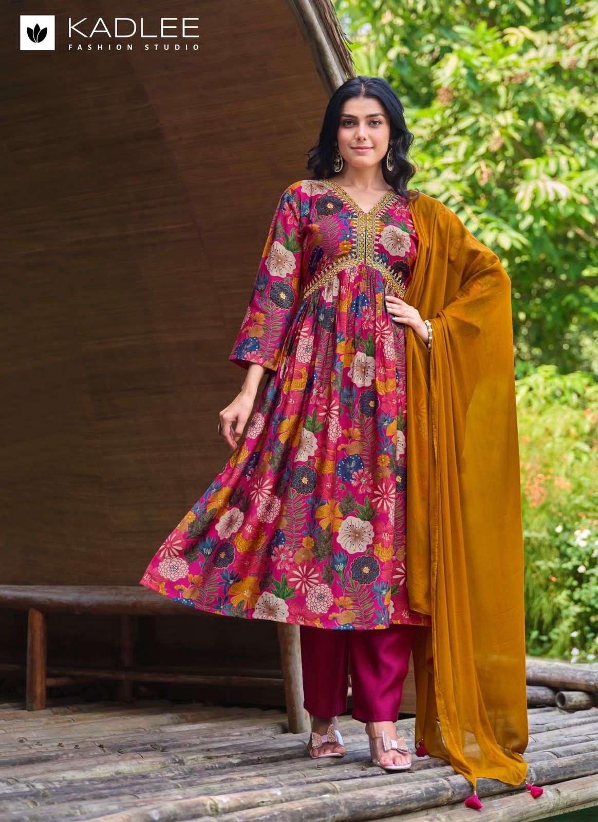 Kadlee Mahiya Modal Print With Nayra cut fancy readymade suits ...