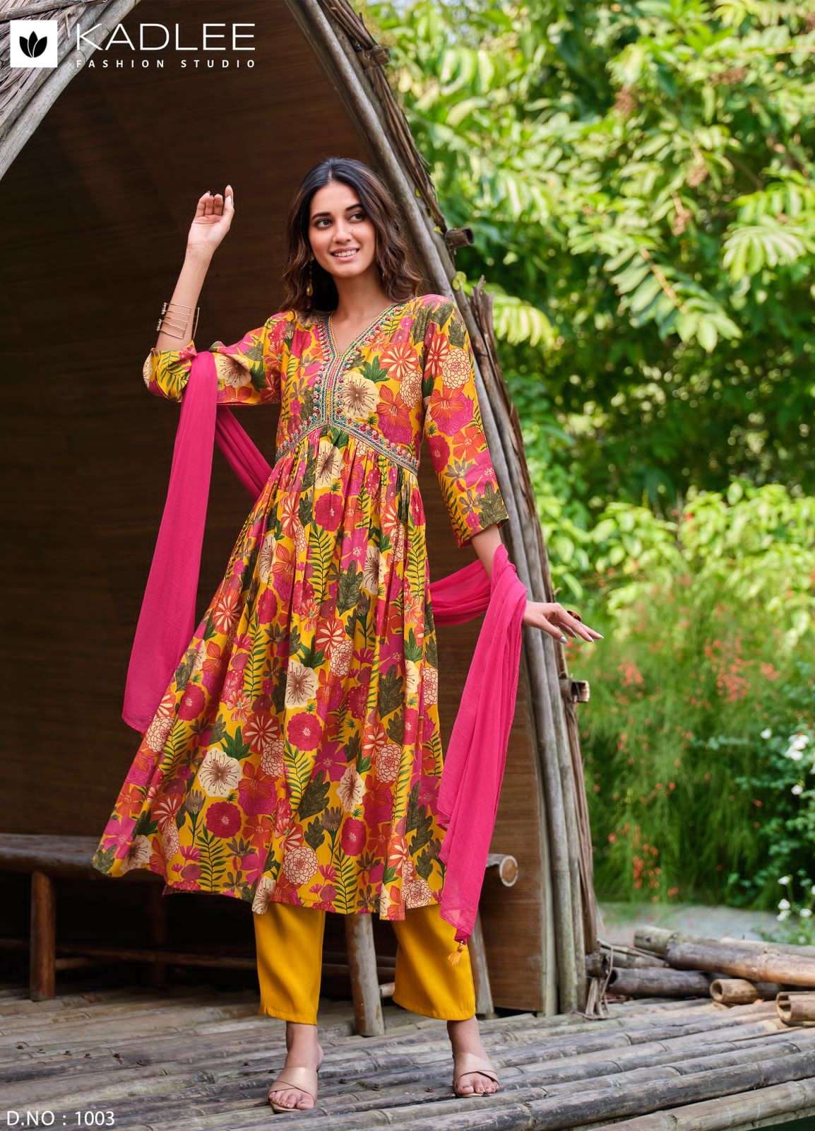 Kadlee Mahiya Modal Print With Nayra cut fancy readymade suits ...