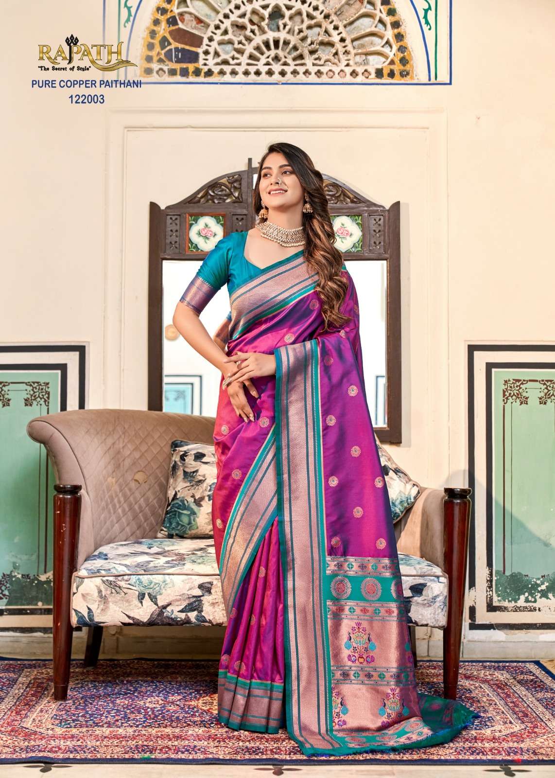 Rajpath Nitya Paithani Silk Traditional look saree collection at best rate