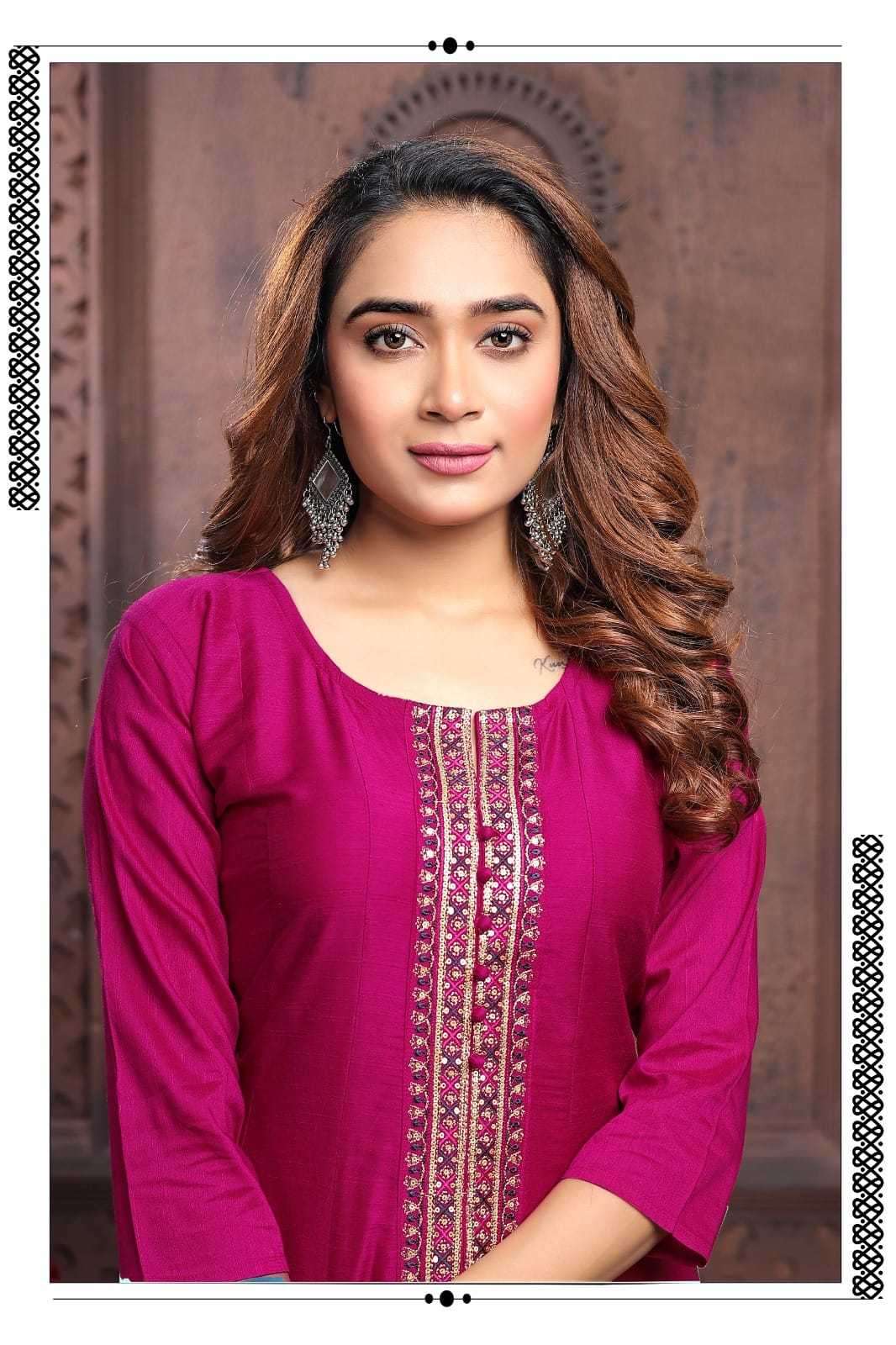 hirwa kali Silk with fancy Anarakali Style Readymade suits Collection ...