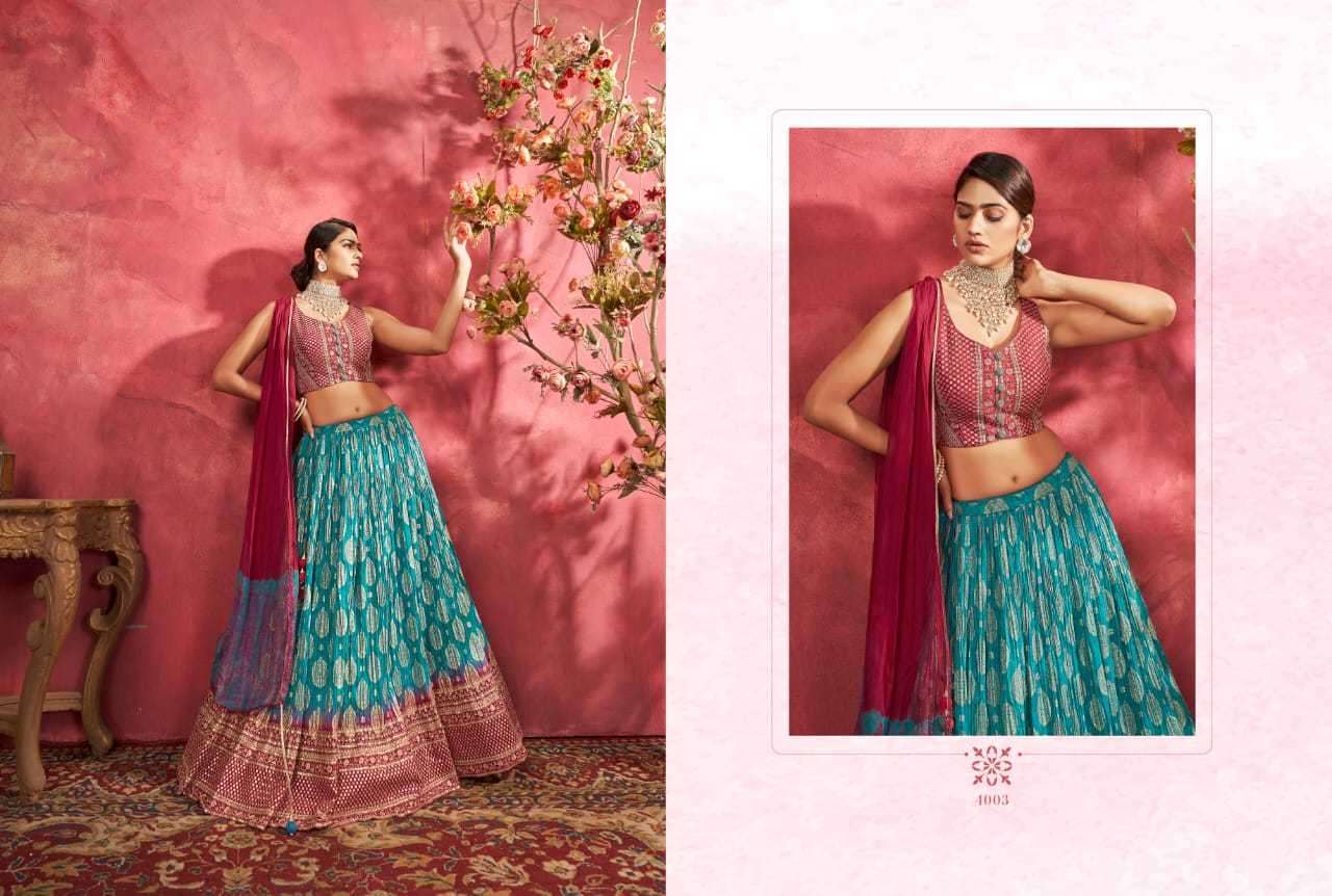 virasat guldasta Designer Embroidery work Heavy Lehenga choli ...