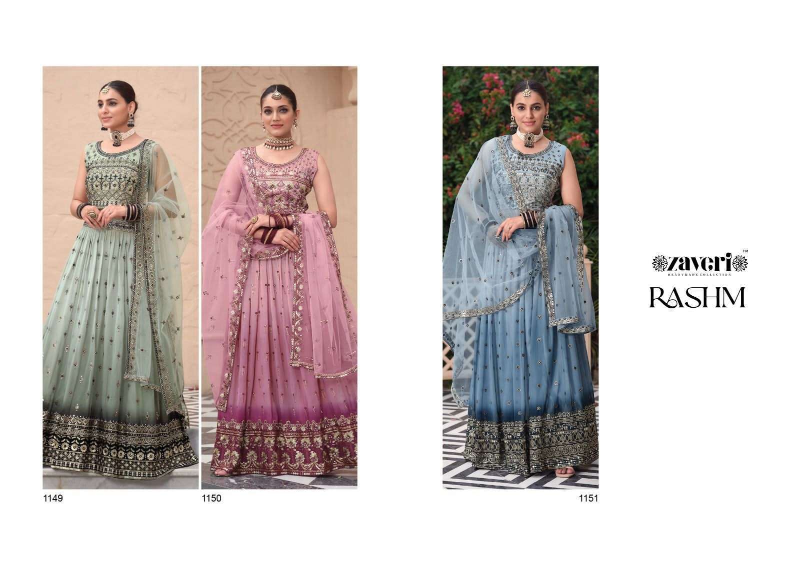 Eba Lifestyle Rasham Georgette with Occasion Wear Designer lehenga ...