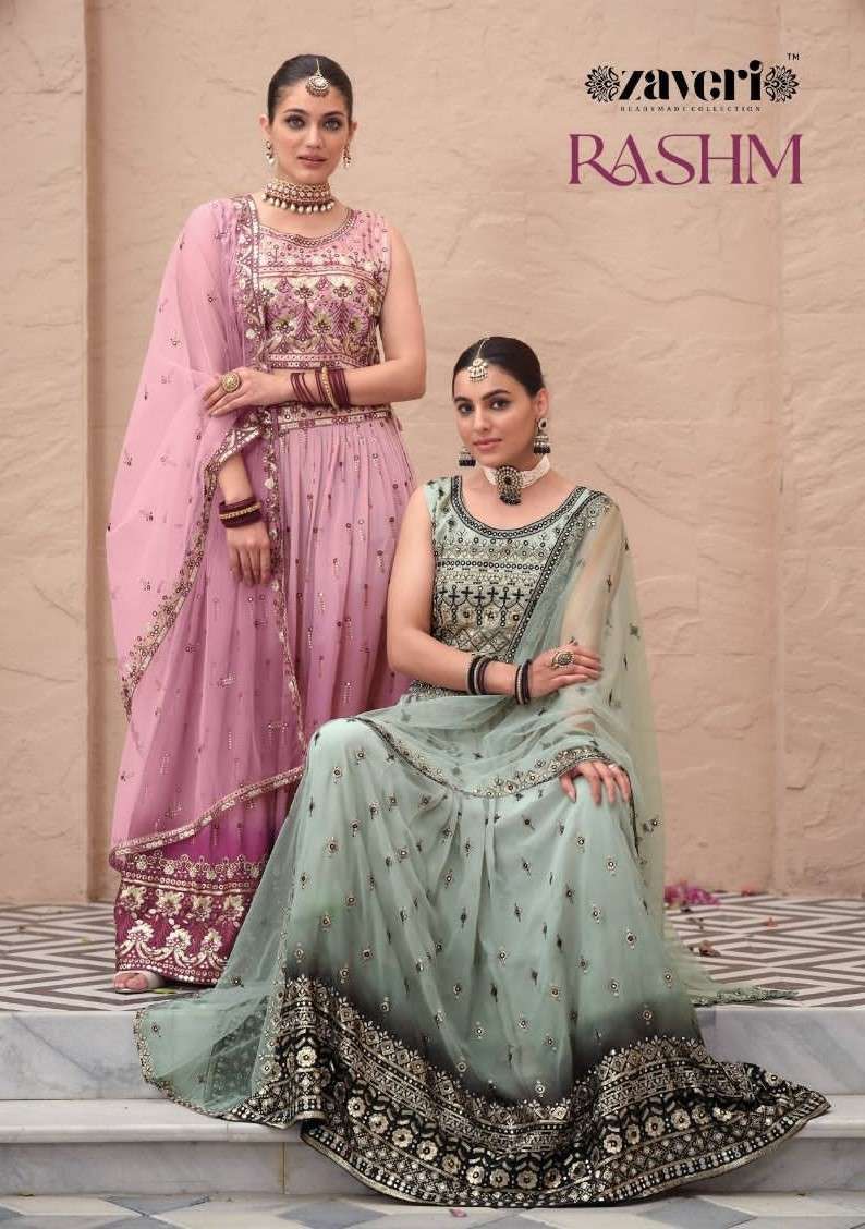 Eba Lifestyle Rasham Georgette with Occasion Wear Designer lehenga ...