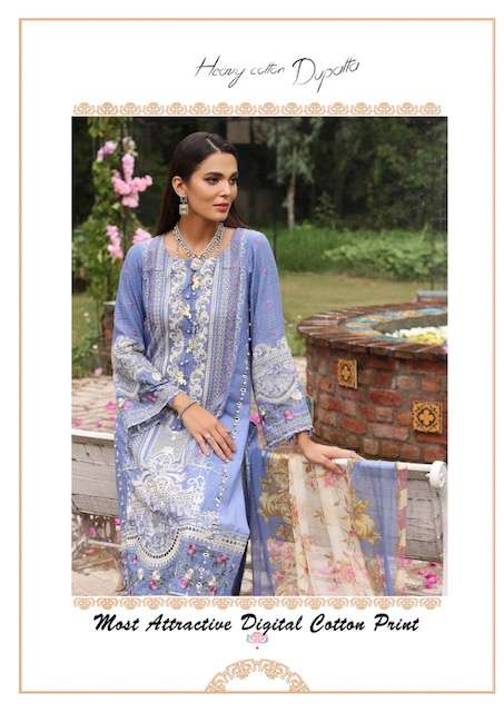 KEVAL SOHA NAZIR LUXURY VOL 1 Cotton with Printed Pakistani salwar ...