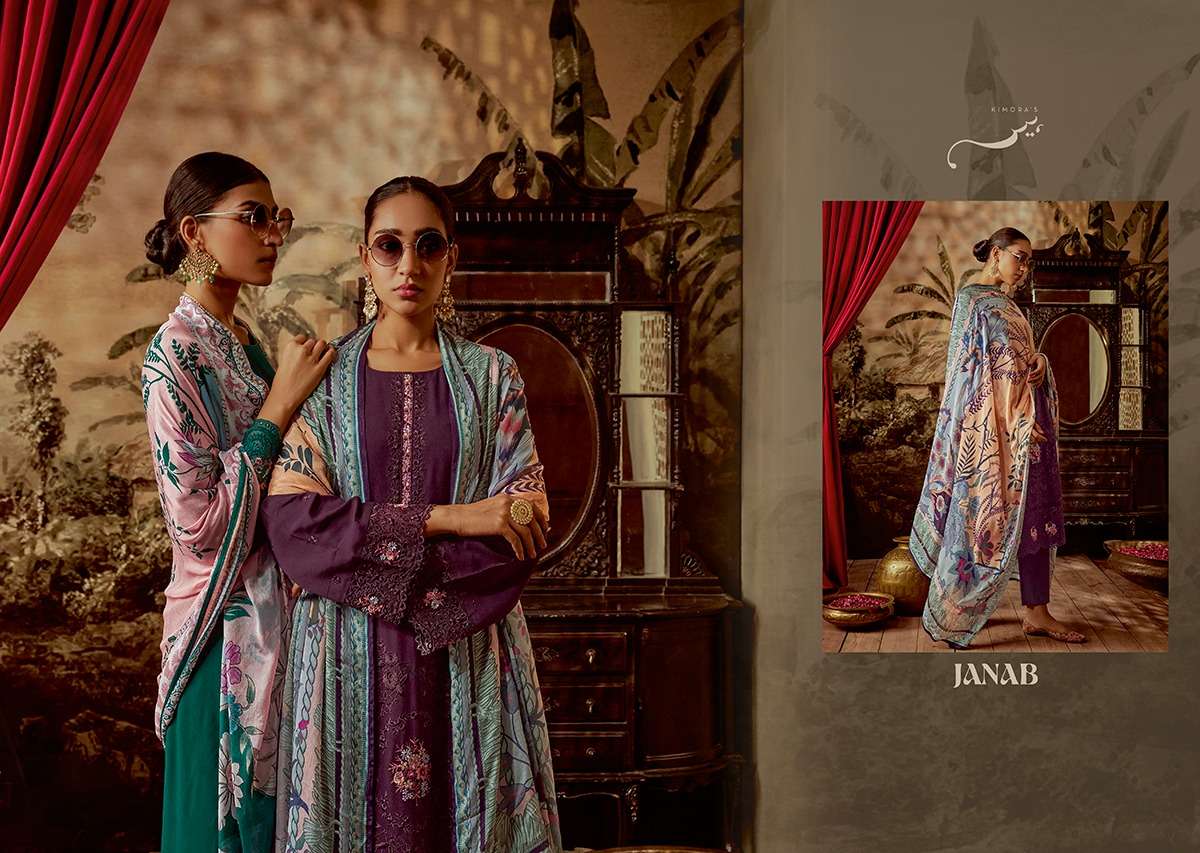 Kimora Fashion Heer Janab Maslin Silk with Embroidery work Dress ...