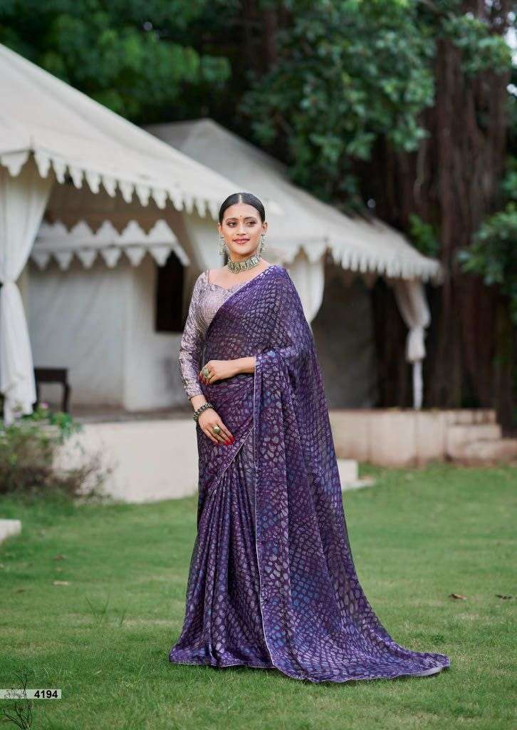 Lt fabrics kashvi Creation Panchi Brasso fabrics with Printed saree ...