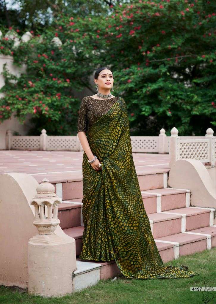 Lt fabrics kashvi Creation Panchi Brasso fabrics with Printed saree ...