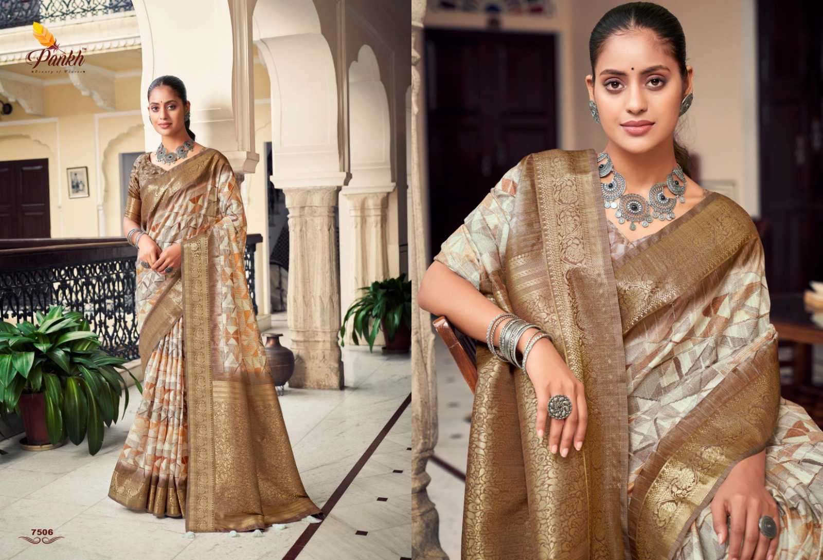 Pankh Mahak Silk with Digital Printed Wedding special saree collection ...