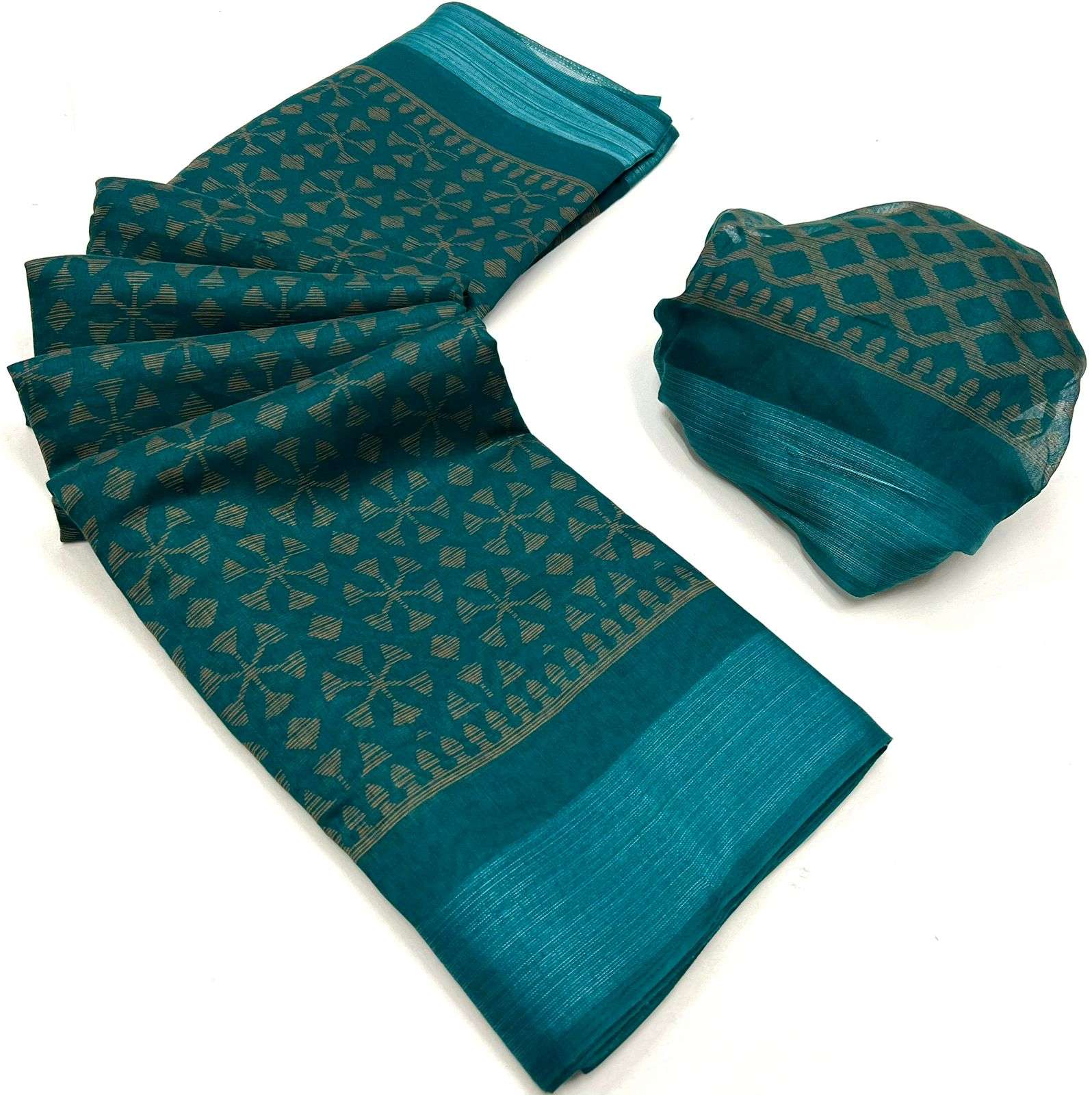 Ravya Soft Fabrics Brasso Design Regular wear saree collection at best rate