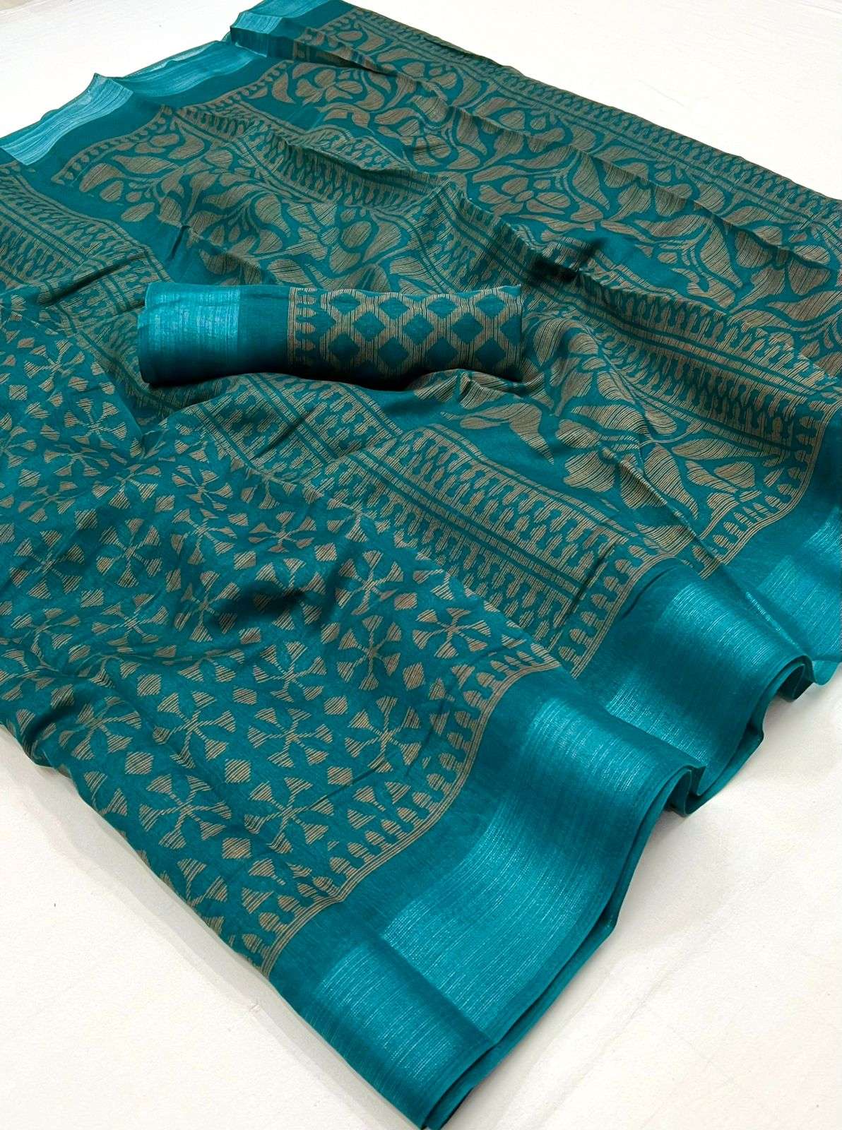 Ravya Soft Fabrics Brasso Design Regular wear saree collection at best rate