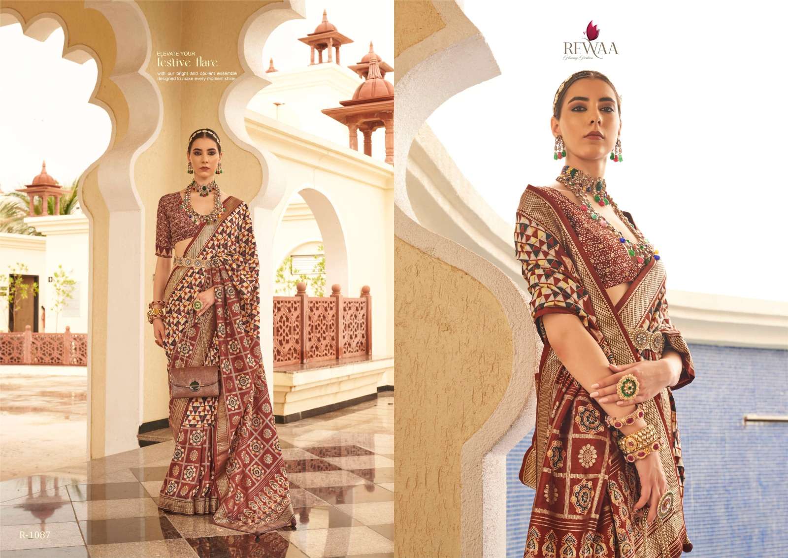 Rewaa Fashion Aranya Soft Silk with fancy Printed saree collection at ...