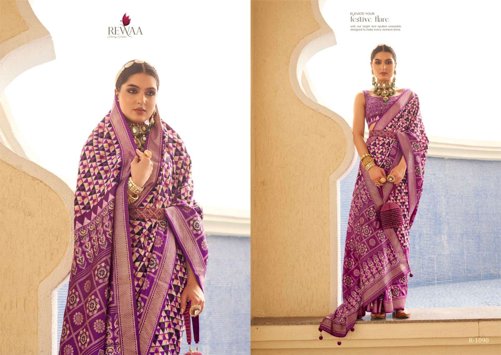 Rewaa Fashion Aranya Soft Silk with fancy Printed saree collection at ...