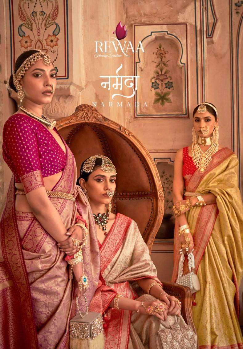 Rewaa Fashion Narmada Silk with Traditional Wear Saree collection at ...