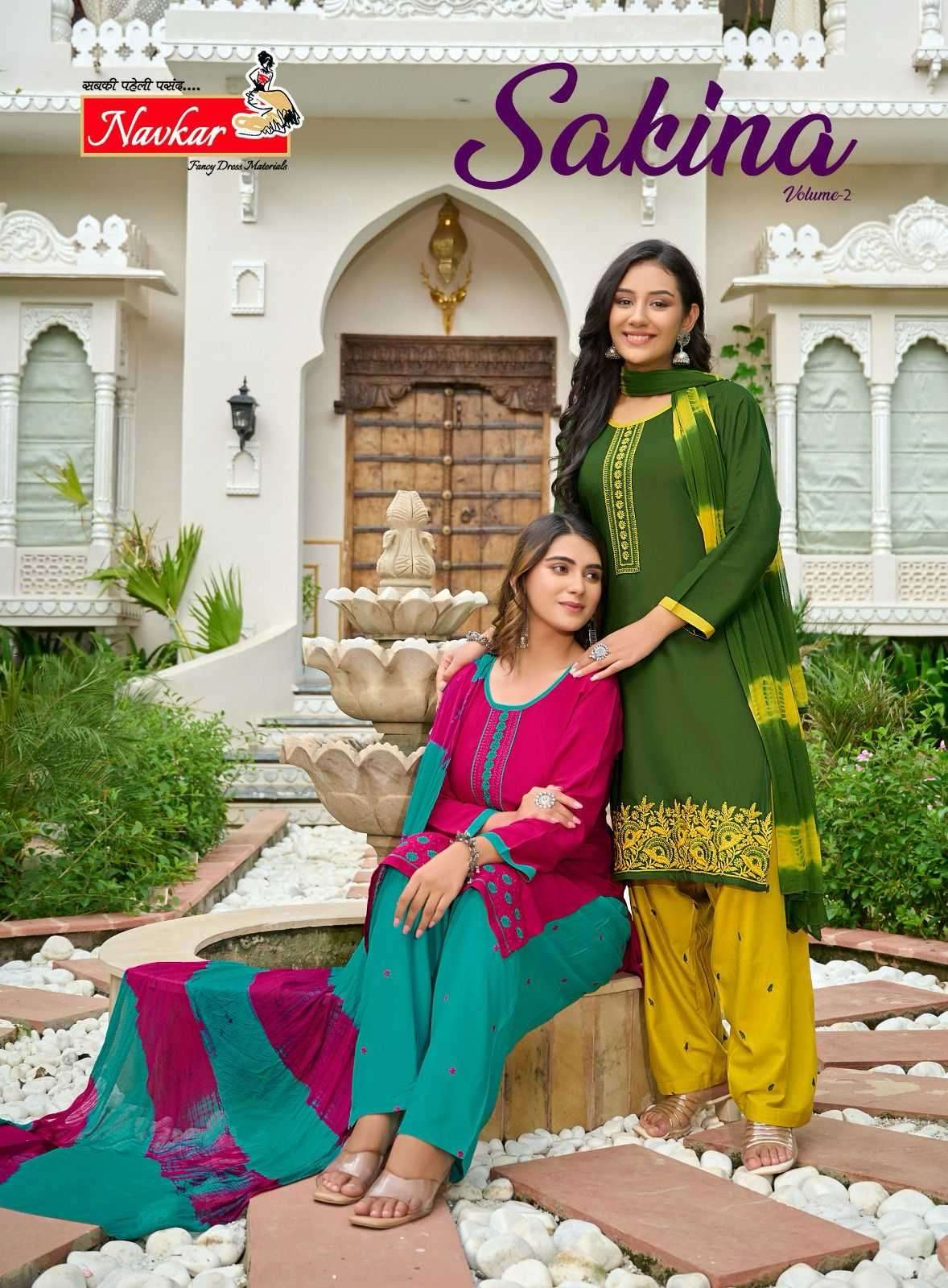 Taniksh Sakina Vol 2 Rayon with fancy Readymade suits collection at ...