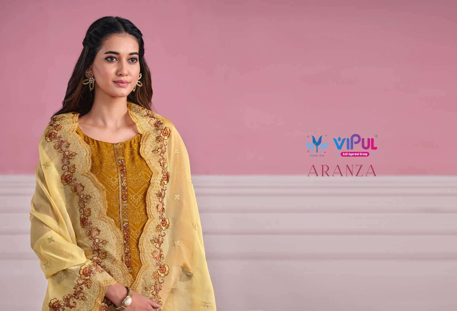 Vipul Fashion Aranza Chiffon with fancy Festival Special Salwar kameez ...