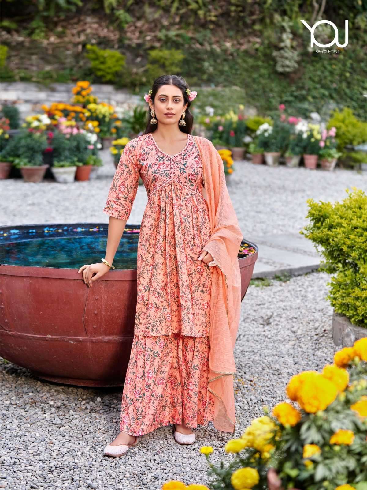 Wanna You Candy Floss Alia Cut Fancy Readymade suits collection at best ...