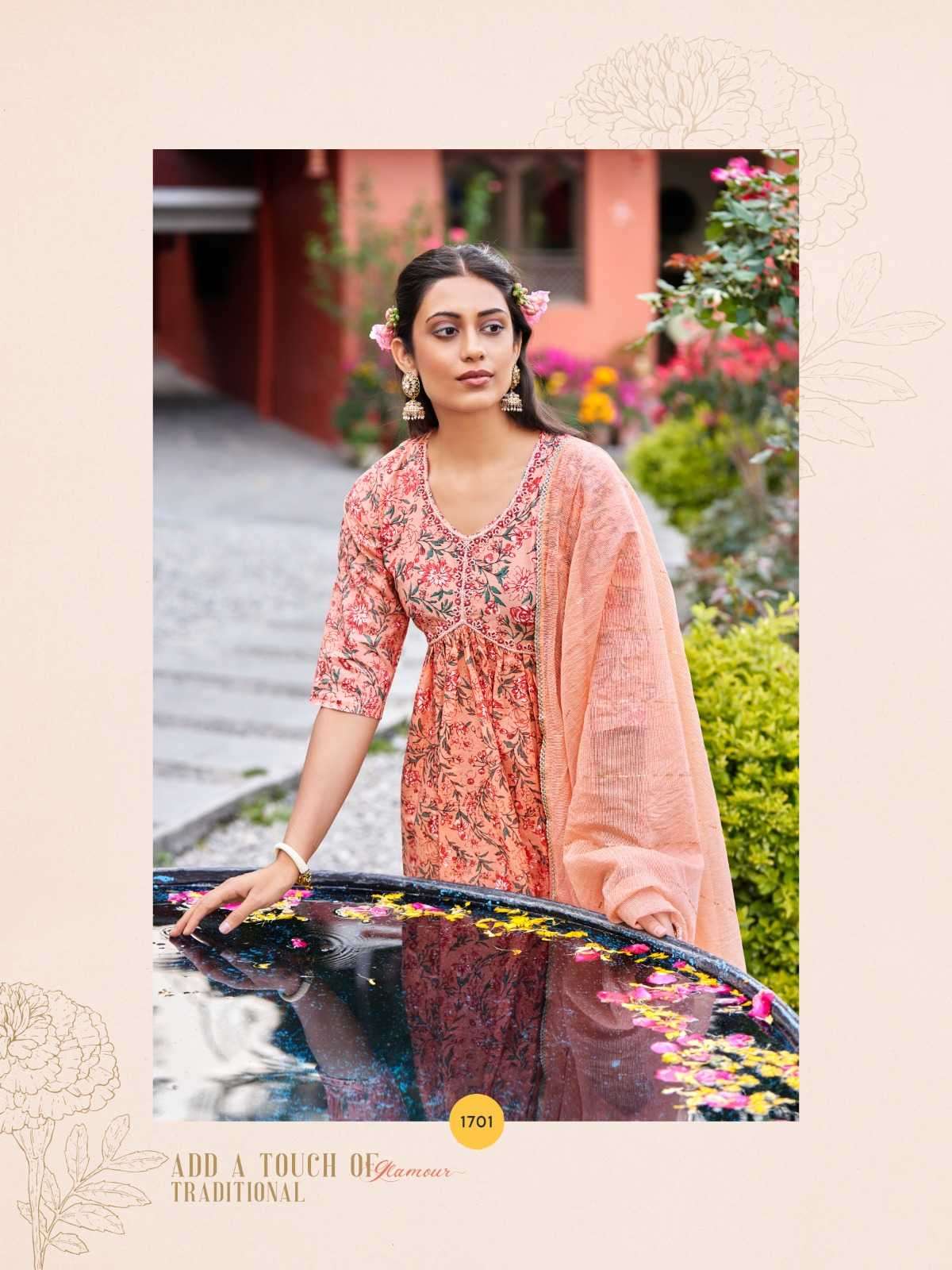 Wanna You Candy Floss Alia Cut Fancy Readymade suits collection at best ...