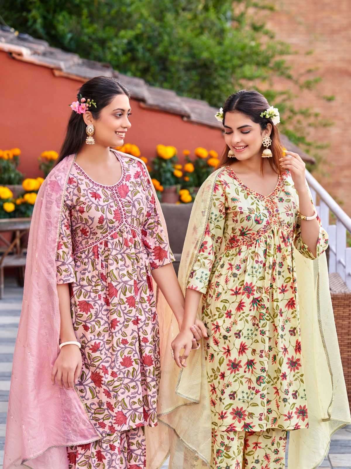 Wanna You Candy Floss Alia Cut Fancy Readymade suits collection at best ...