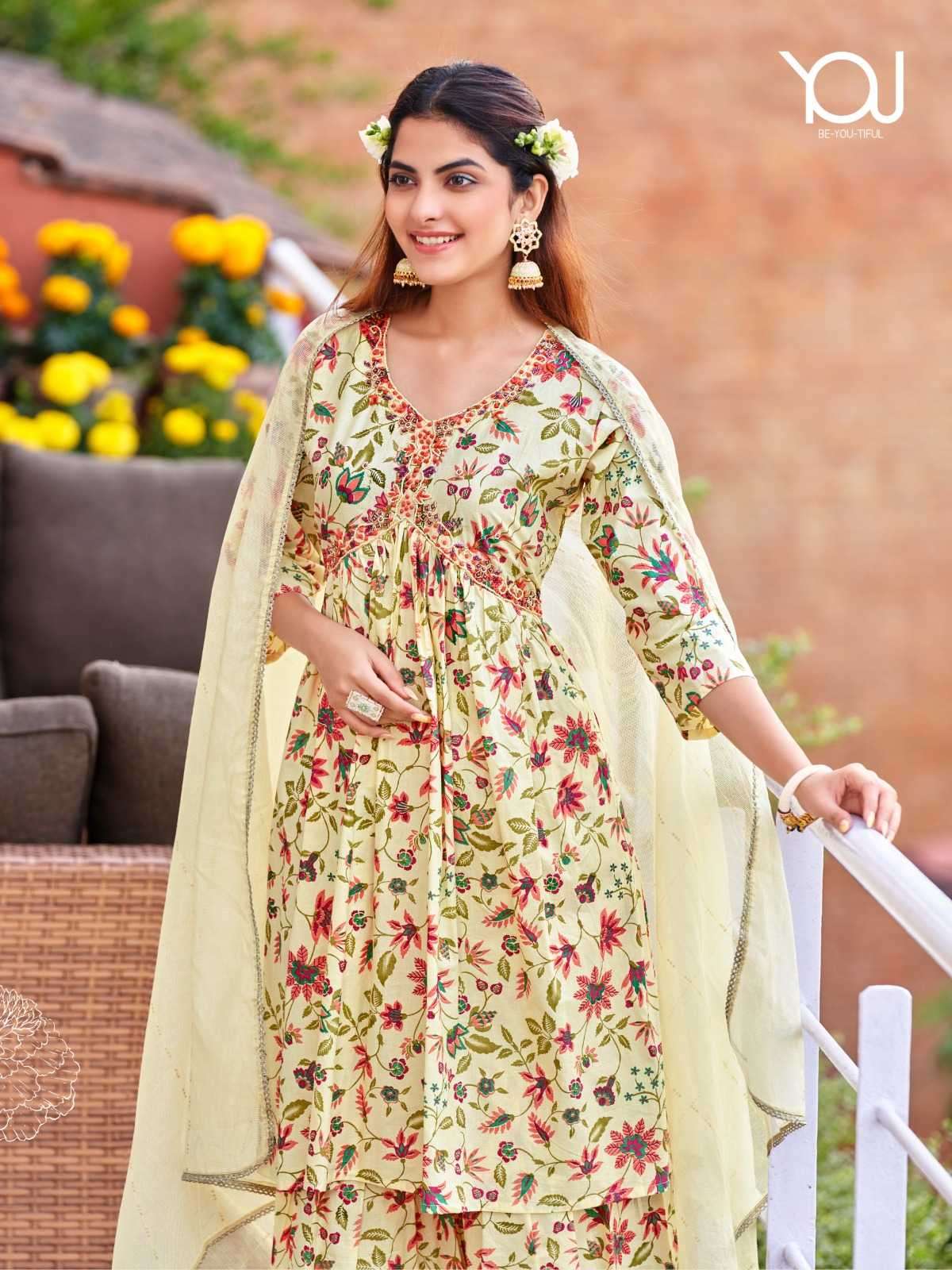 Wanna You Candy Floss Alia Cut Fancy Readymade suits collection at best ...