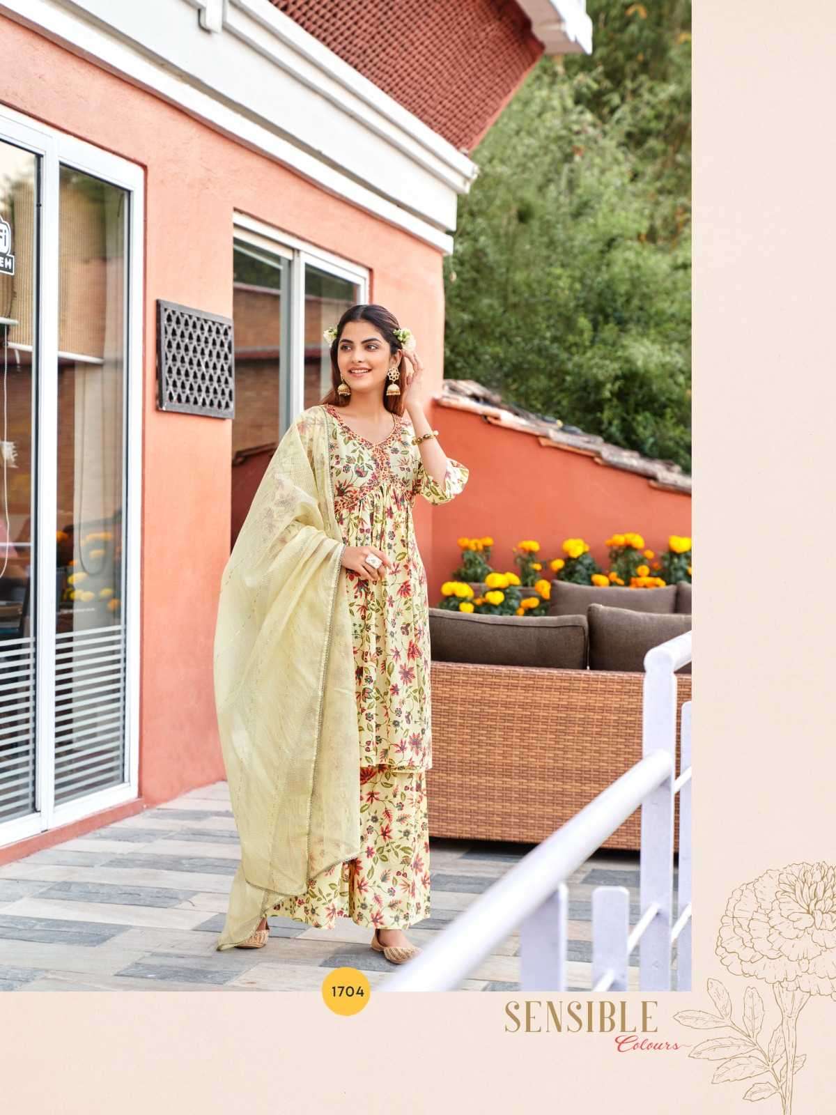 Wanna You Candy Floss Alia Cut Fancy Readymade suits collection at best ...