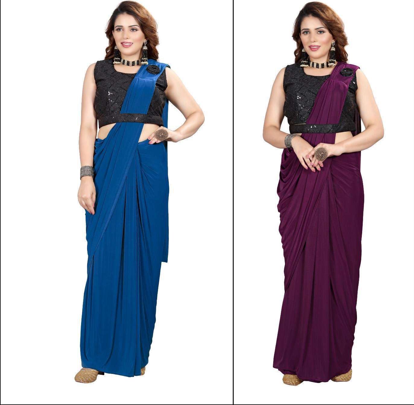 Function Special fancy with 1 Minut wear saree collection at best rate