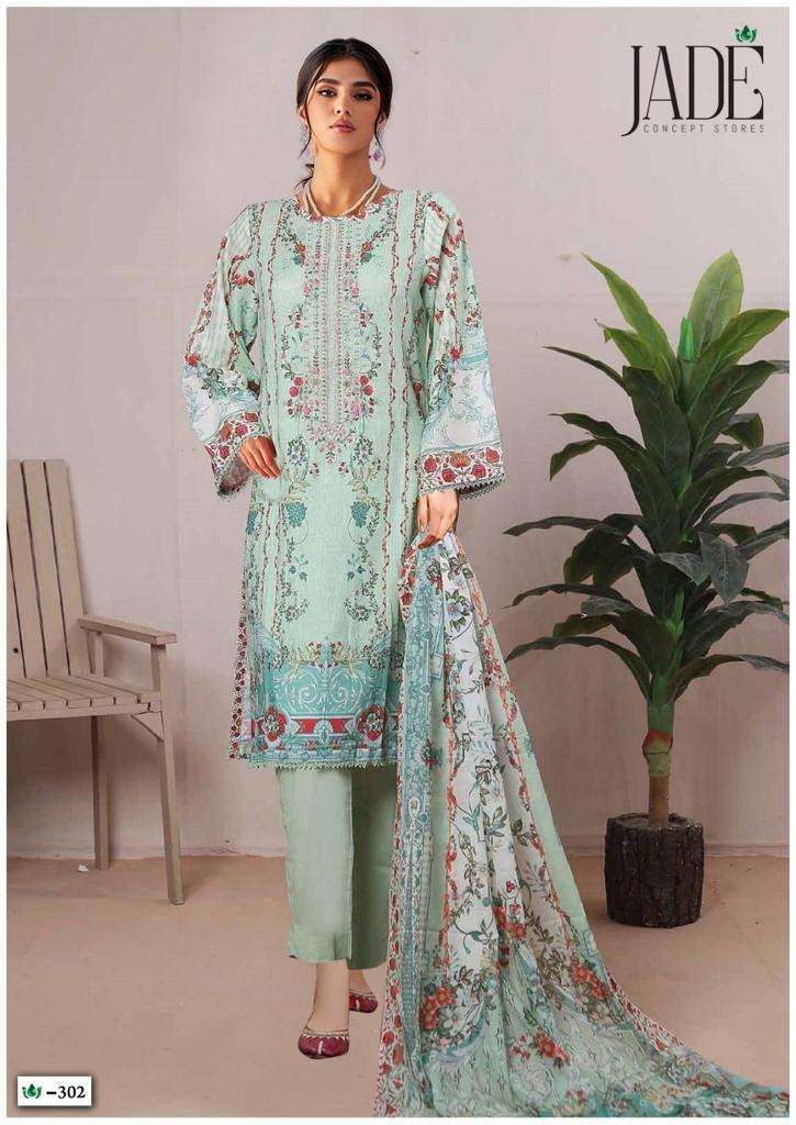 JADE CRIMSON VOL 3 Lawn Cotton with Printed Pakistani salwar kameez ...