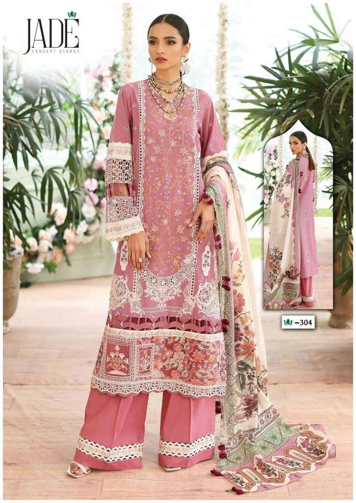 JADE CRIMSON VOL 3 Lawn Cotton with Printed Pakistani salwar kameez ...