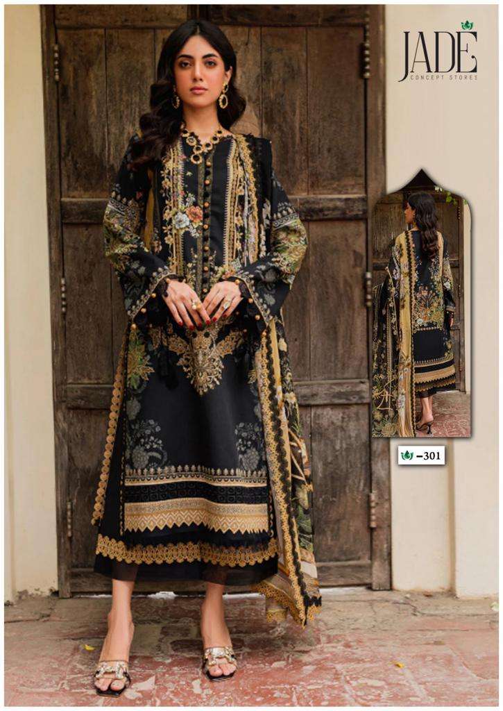 JADE CRIMSON VOL 3 Lawn Cotton with Printed Pakistani salwar kameez ...