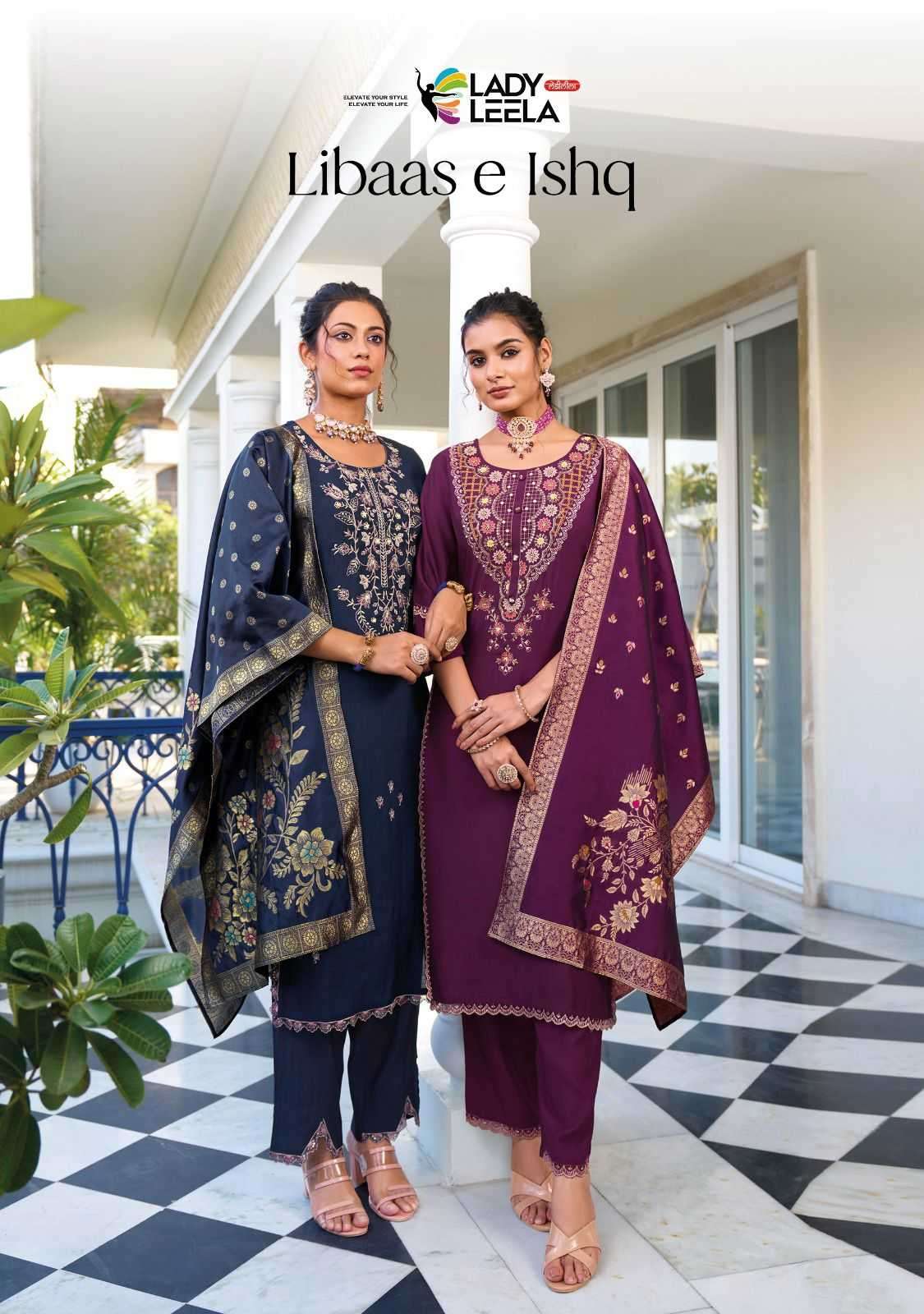 lady leela libaas e ishq Viscose Silk with fancy readymade suits ...