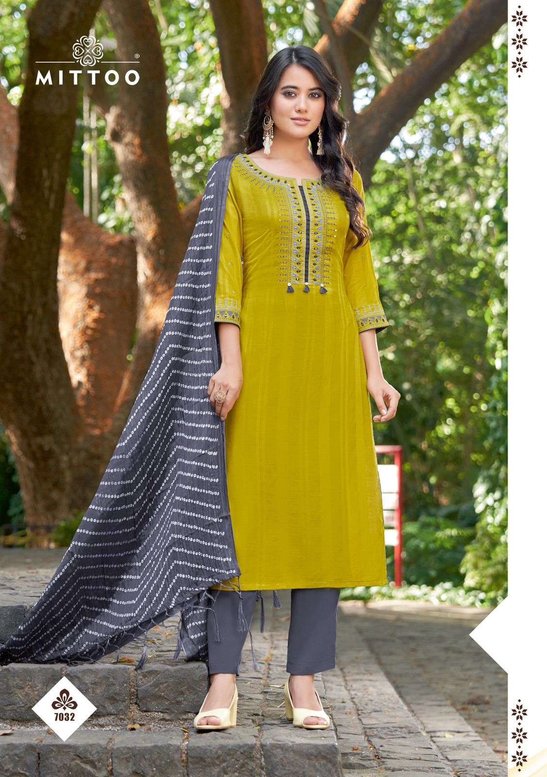 mittoo present bansri vol 4 RAYON WITH FANCY READYMADE SUITS COLLECTION ...