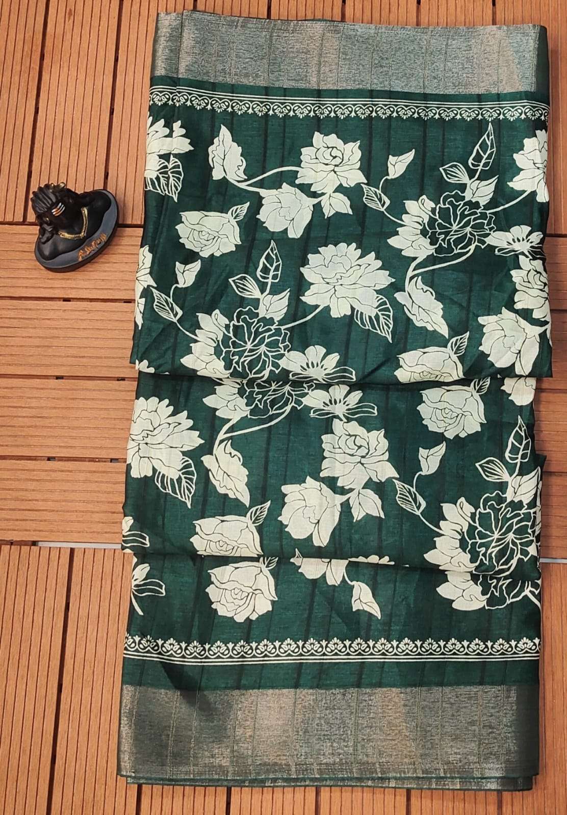 HANDLOOM PRINT WITH DOLA SILK PARTY WEAR SAREE COLLECTION AT BEST RATE