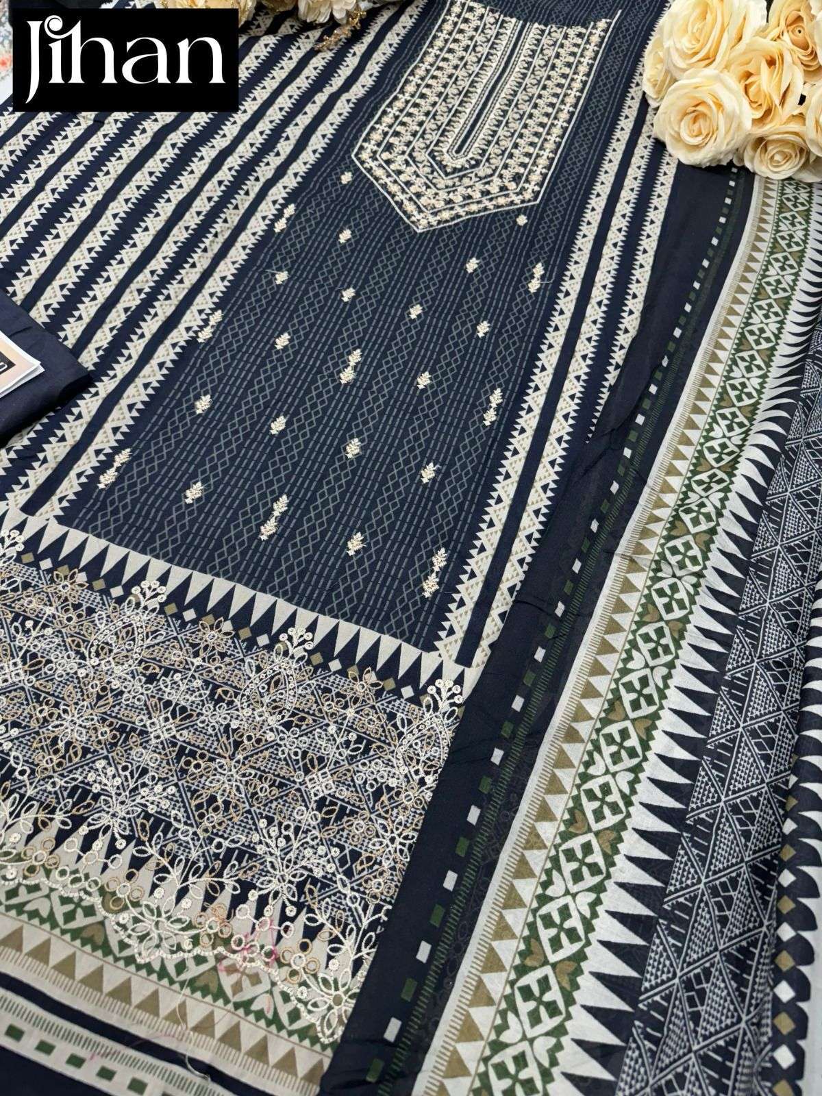 JIHAN SCARLET VOL 3 LAWN COTTON WITH PRINTED SUMMER SPECIAL DRESS ...