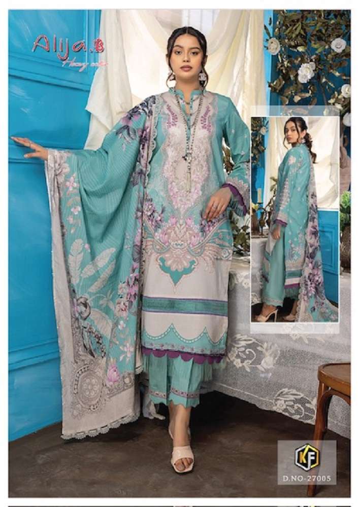 KEVAL ALIJA B VOL 27 LAWN COTTON WITH PRINTED PAKISTANI SALWAR KAMEEZ ...