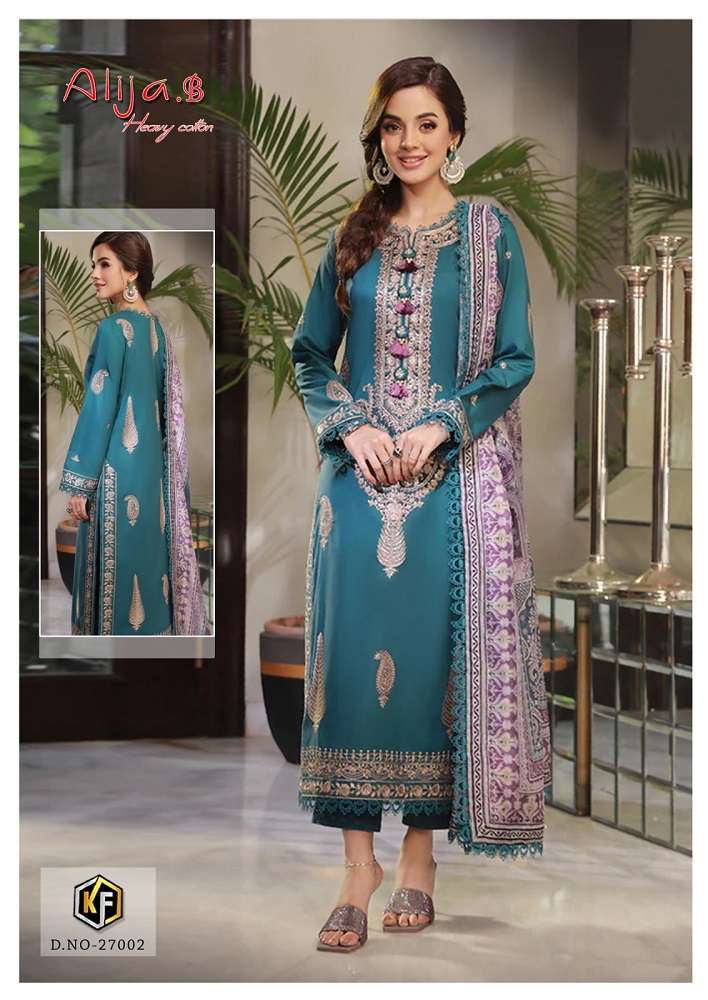 KEVAL ALIJA B VOL 27 LAWN COTTON WITH PRINTED PAKISTANI SALWAR KAMEEZ ...