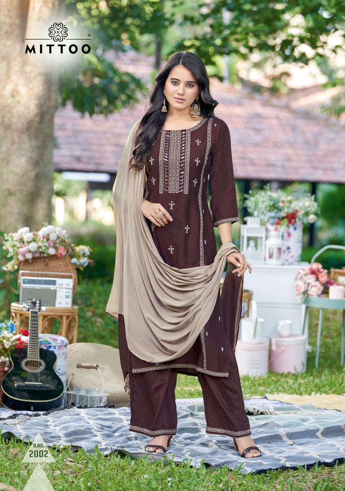MITTOO FASHION ROOP RAYON SILK WITH READYMADE SUITS COLLECTION AT BEST RATE