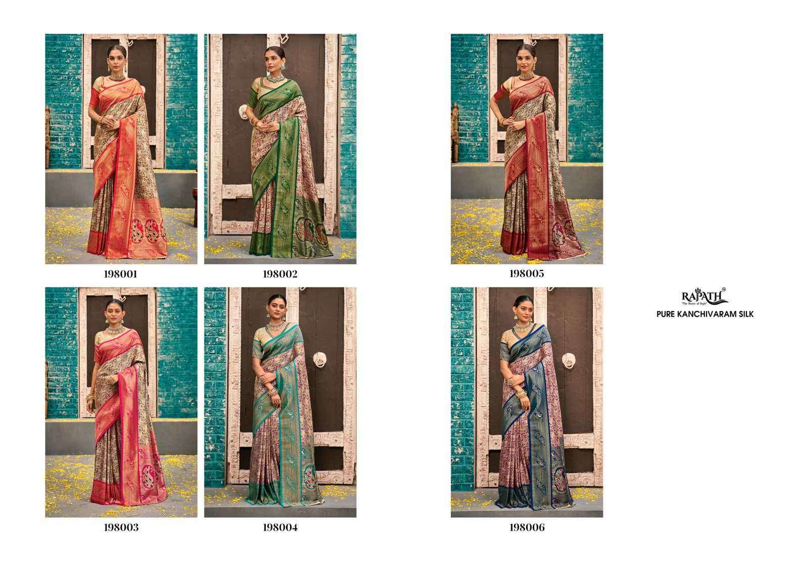 Rajpath Chandrama Silk Kanchivaram silk with weaving design traditional ...