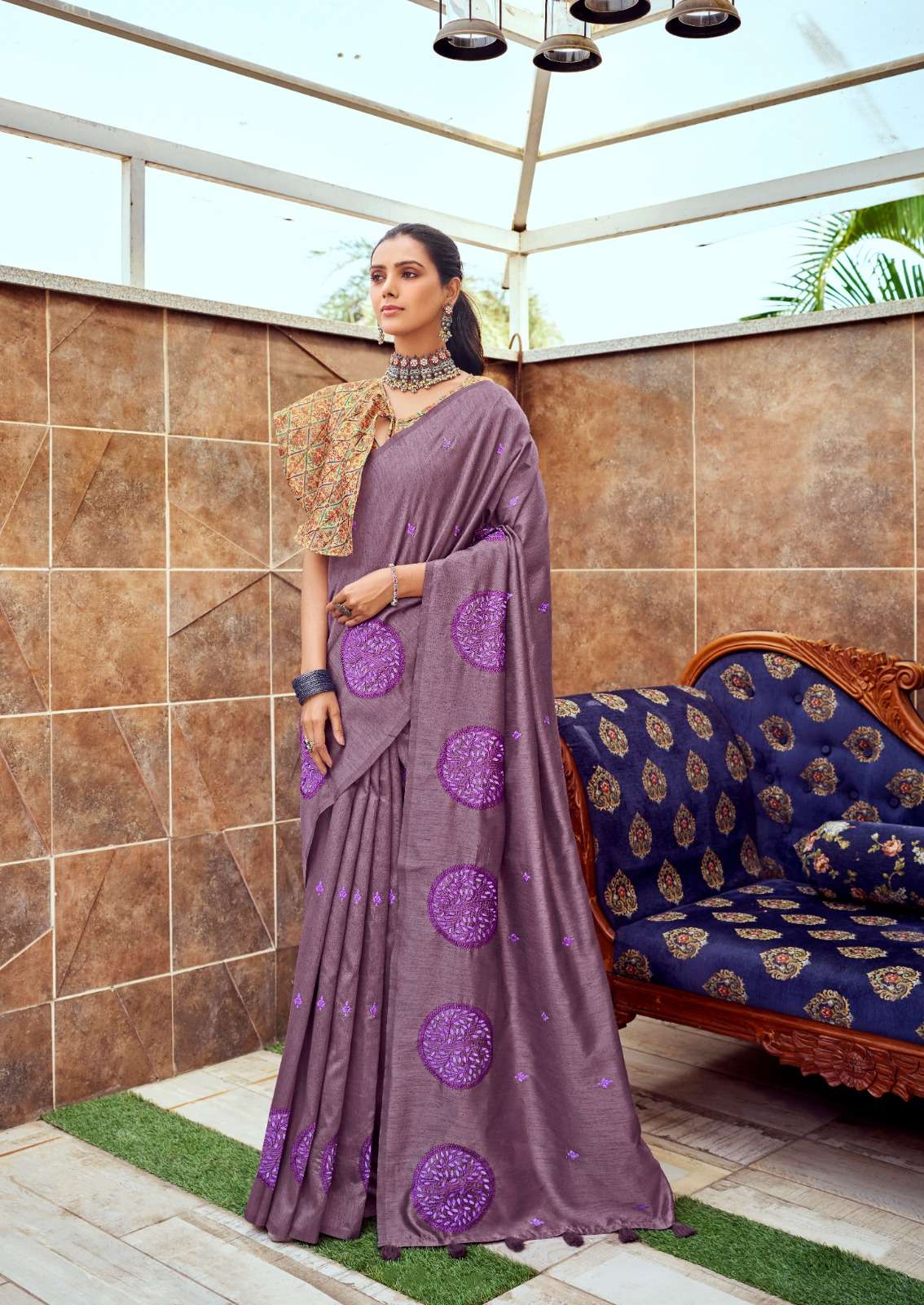 SUTI BRATS TISSU SILK WITH WORK PARTY WEAR SYLE SAREE COLLECTION AT ...