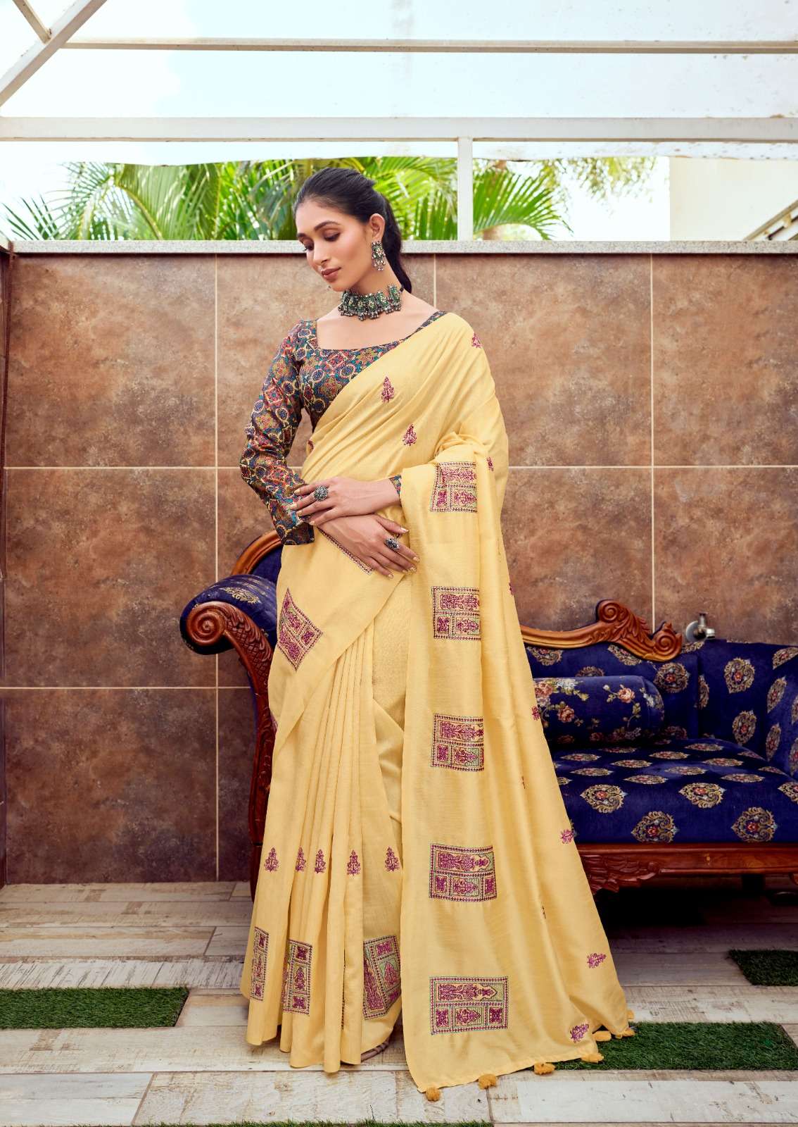 SUTI BRATS TISSU SILK WITH WORK PARTY WEAR SYLE SAREE COLLECTION AT ...