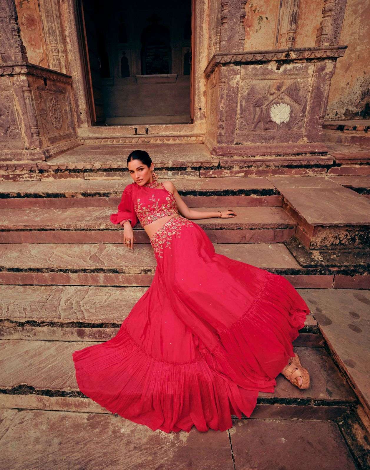 Sayuri Designer Shezadi chinon silk with wedding special Designer ...