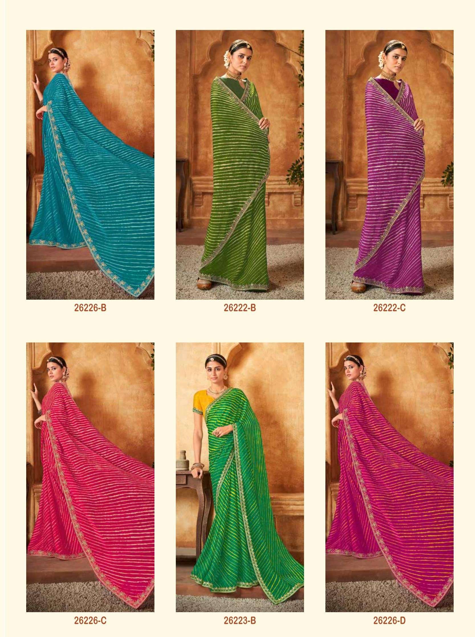 Subhash fashion lehariya vol 2 Chiffon with laheriya printed saree ...