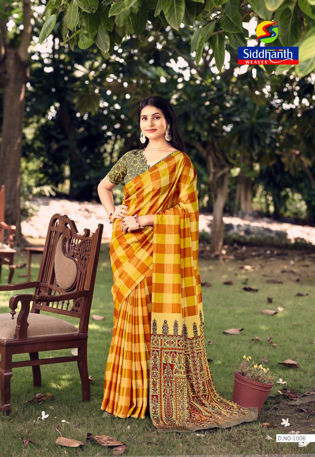 VIOLET SILK VOL 1 CREPE SILK WITH CHEX DESIGN UNIFROM STYLE SAREE ...